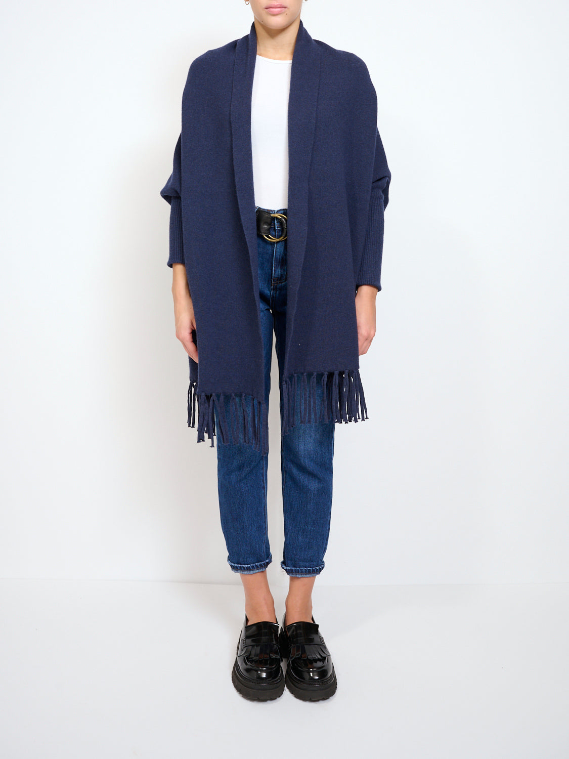 VICOLO - MANTELLA CON MANICA - BLU