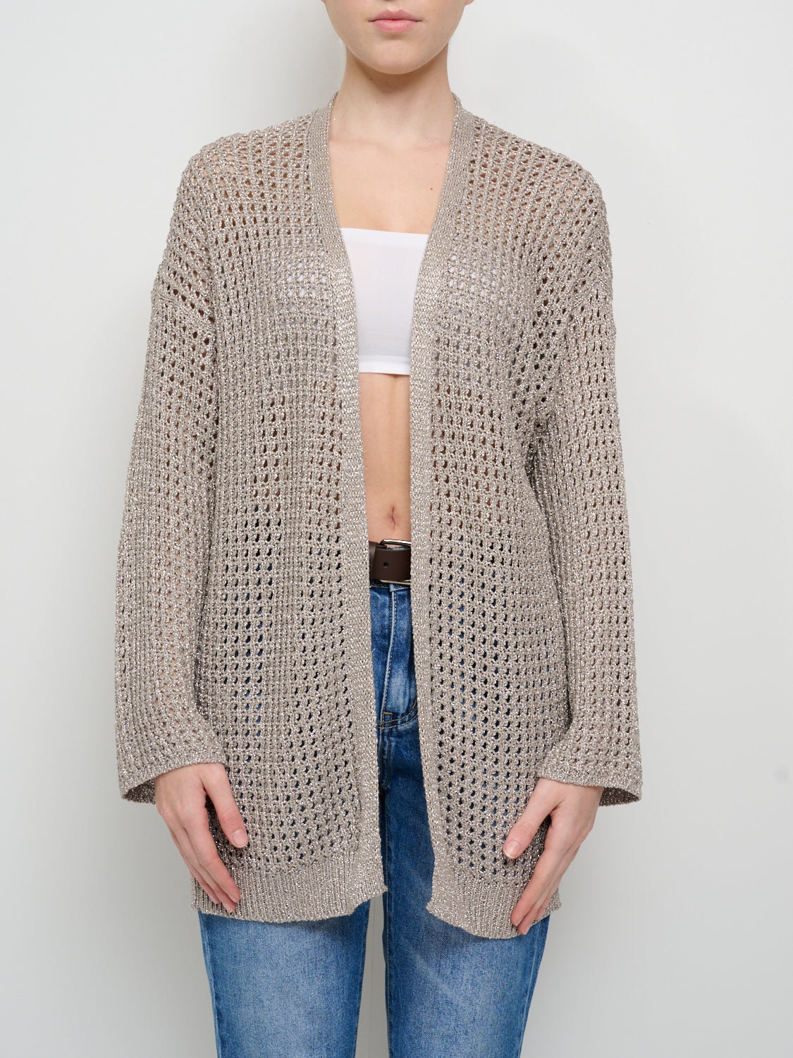 IDENTITY - SPOLVERINO RETE LUREX - PLATINO