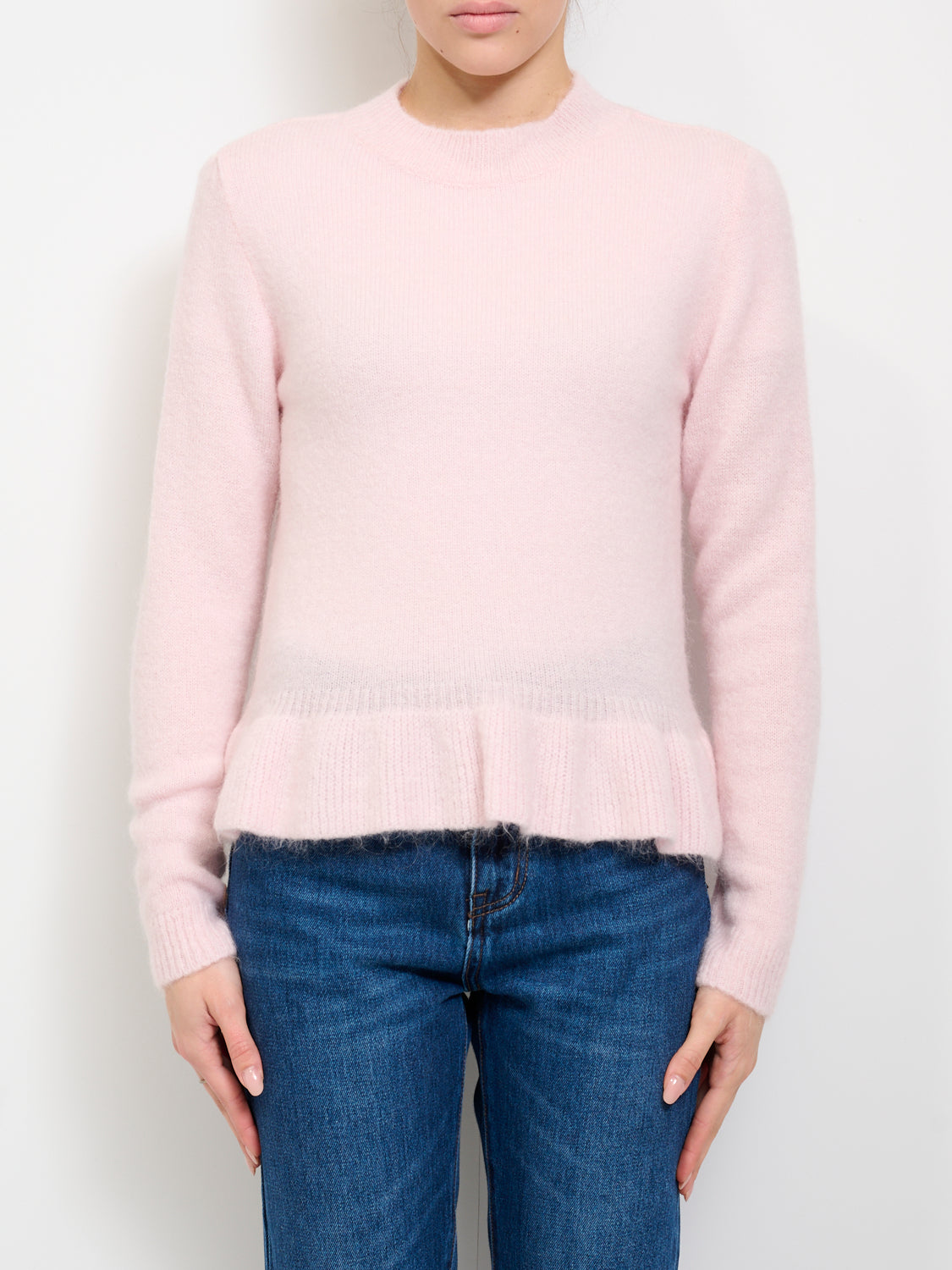 TENSIONE IN- MAGLIA VOILA' FONDO - ROSA